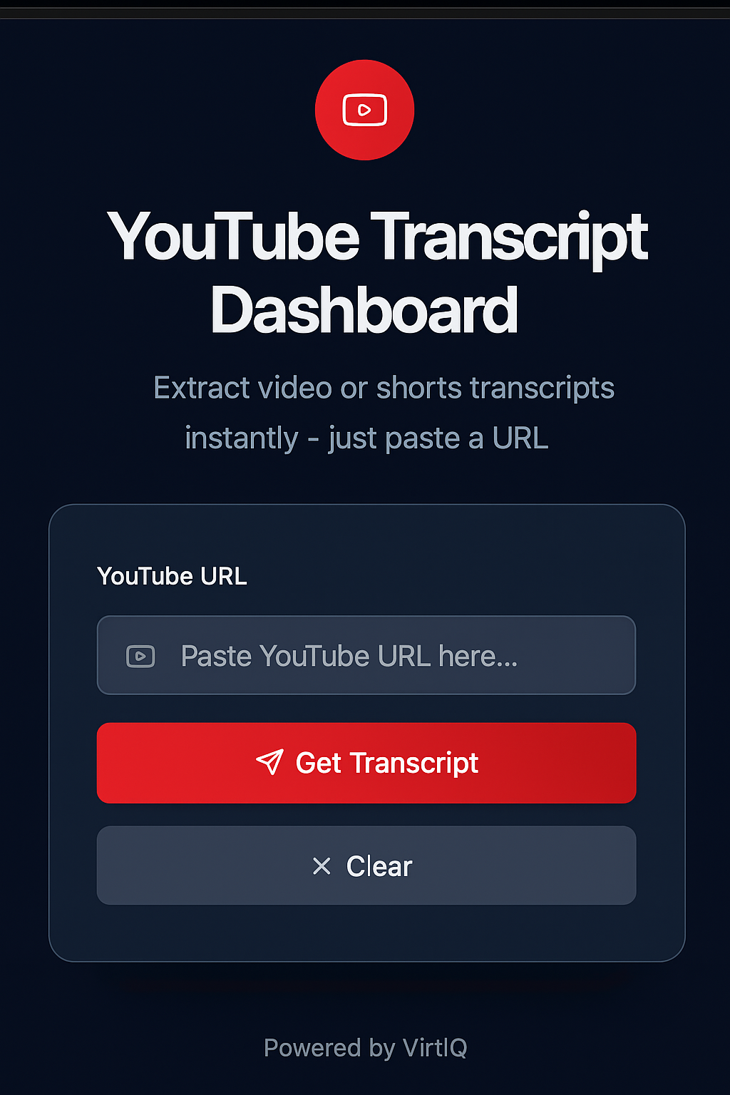 Free YouTube Transcript Extractor | Convert Videos & Shorts to Text Instantly